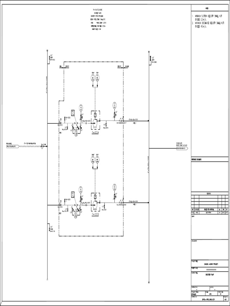 Brvs Pro Dwg 0011 Booster Pump | PDF