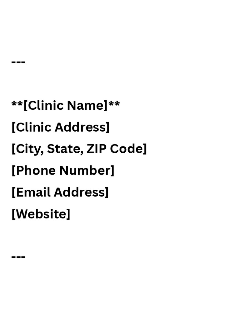 Here's A Structured Template For A Physiotherapy Bill That You Can Fill ...