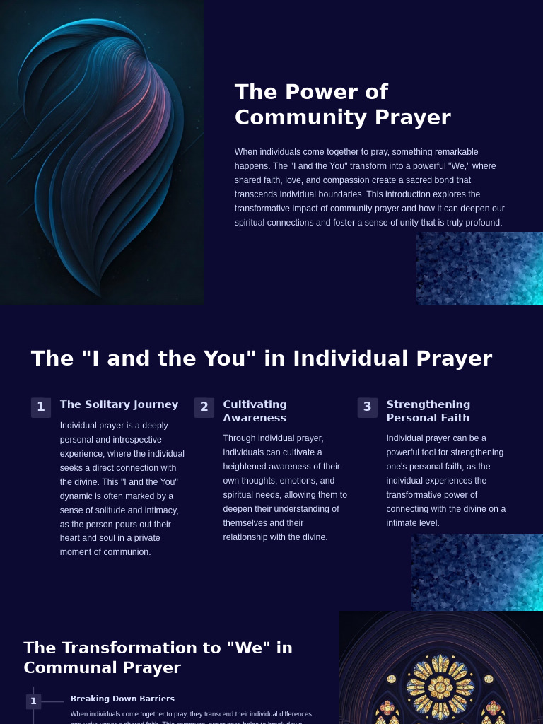 The Power of Community Prayer | PDF