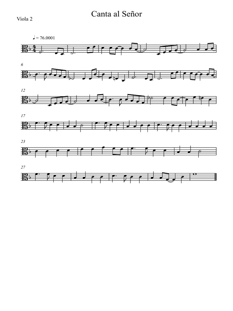 Canta Al Señor - Ingrid Rosario - Viola 2 | PDF