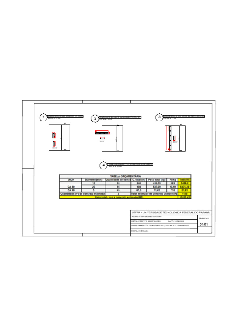 Prancha (PILARES) - Projeto Final - Leandro de Oliveira. | PDF
