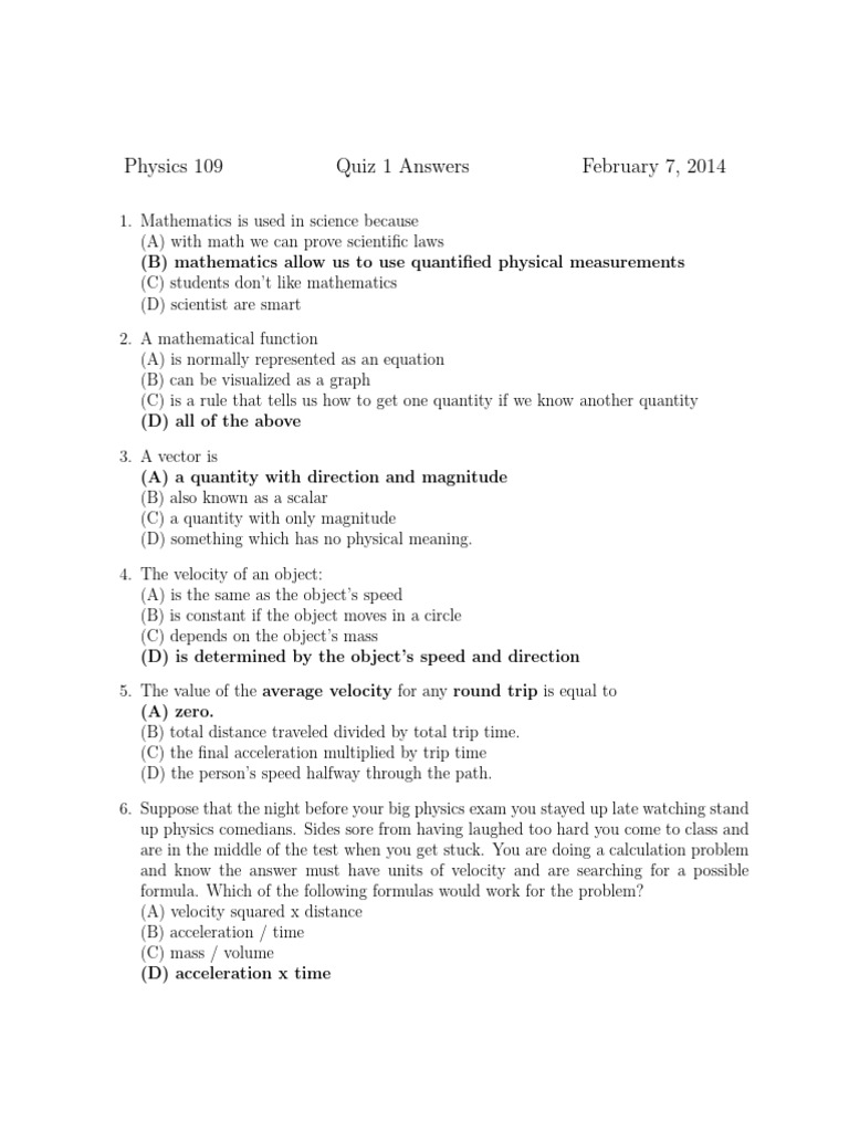 Quiz1 Soln | PDF