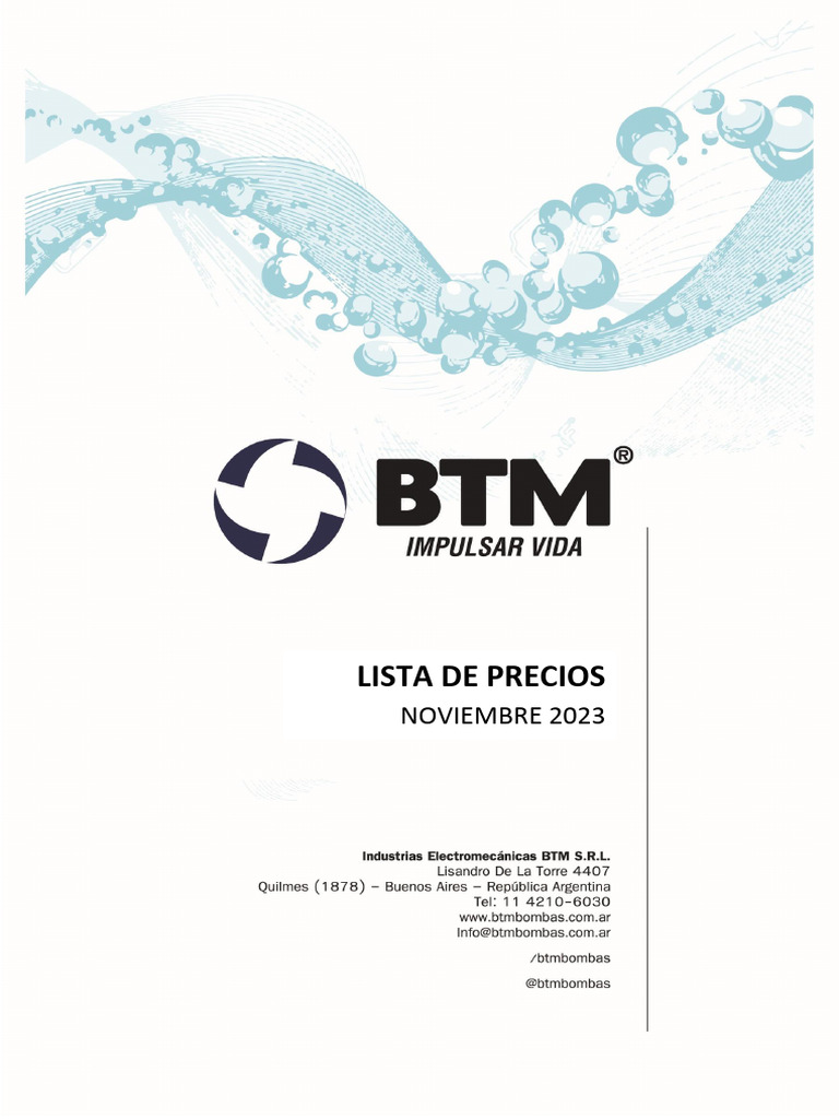 Lista Btm Nov23 | PDF