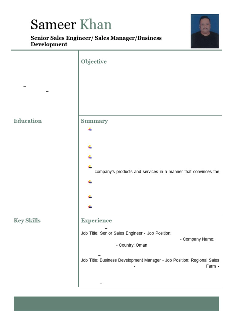 CV - Sameer Khan | PDF