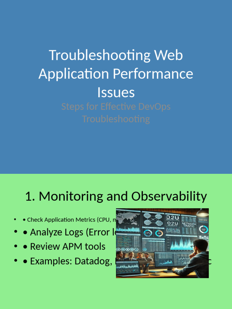 Colorful Troubleshooting Web Application Performance Issues | PDF