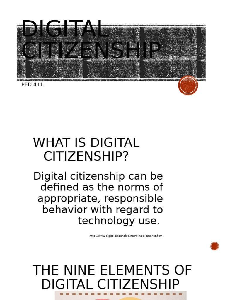 Digital Citizenship Powerpoint | PDF