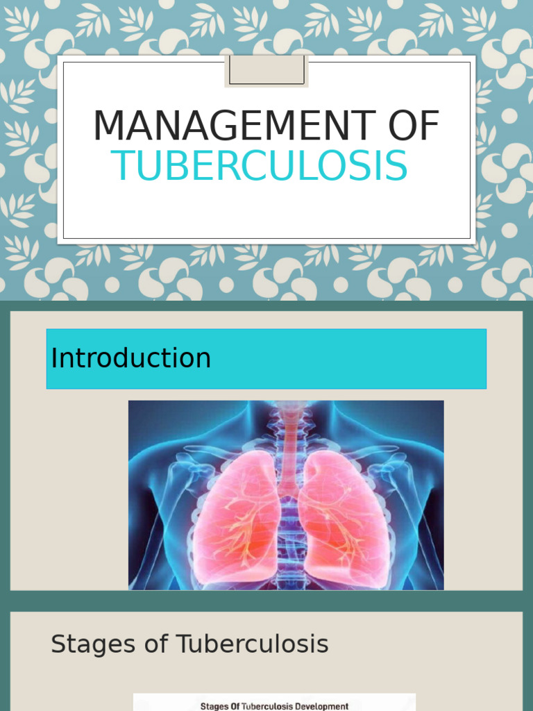 Management of Tuberculosis | PDF