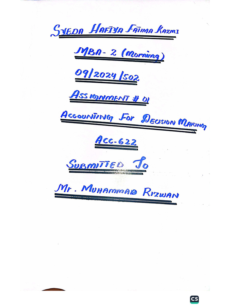 Accounting Assignment #1 | PDF Accounting Assignment #1 | PDF