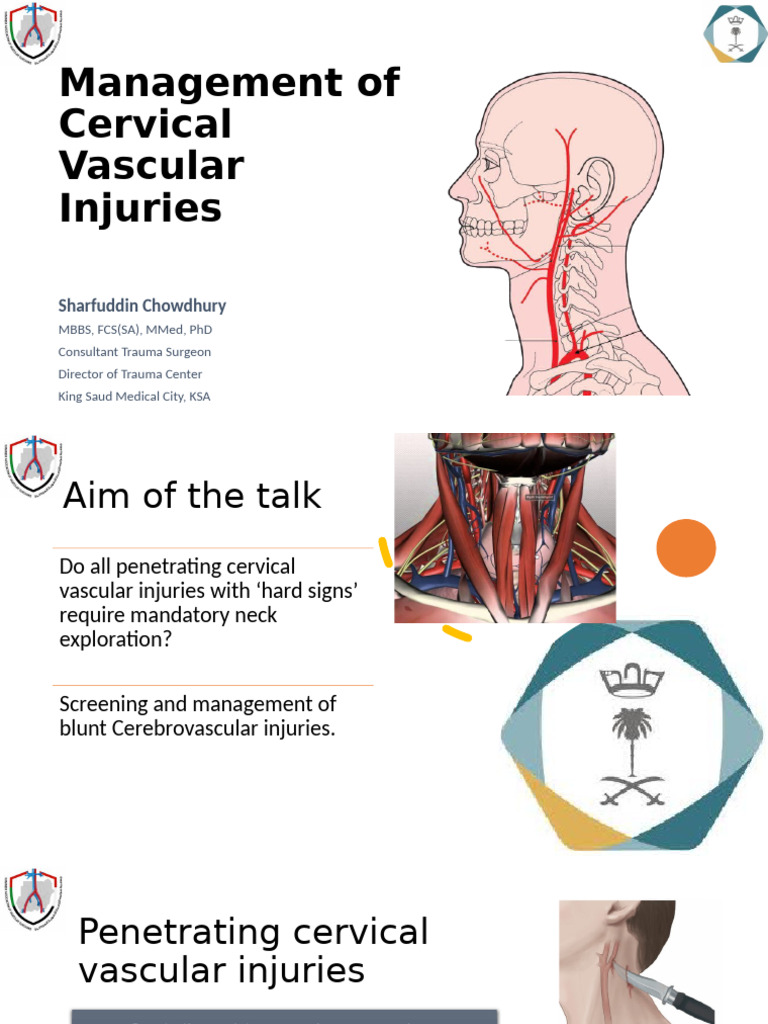 Cervical Vascular Injuries | PDF | Major Trauma | Surgical Specialties