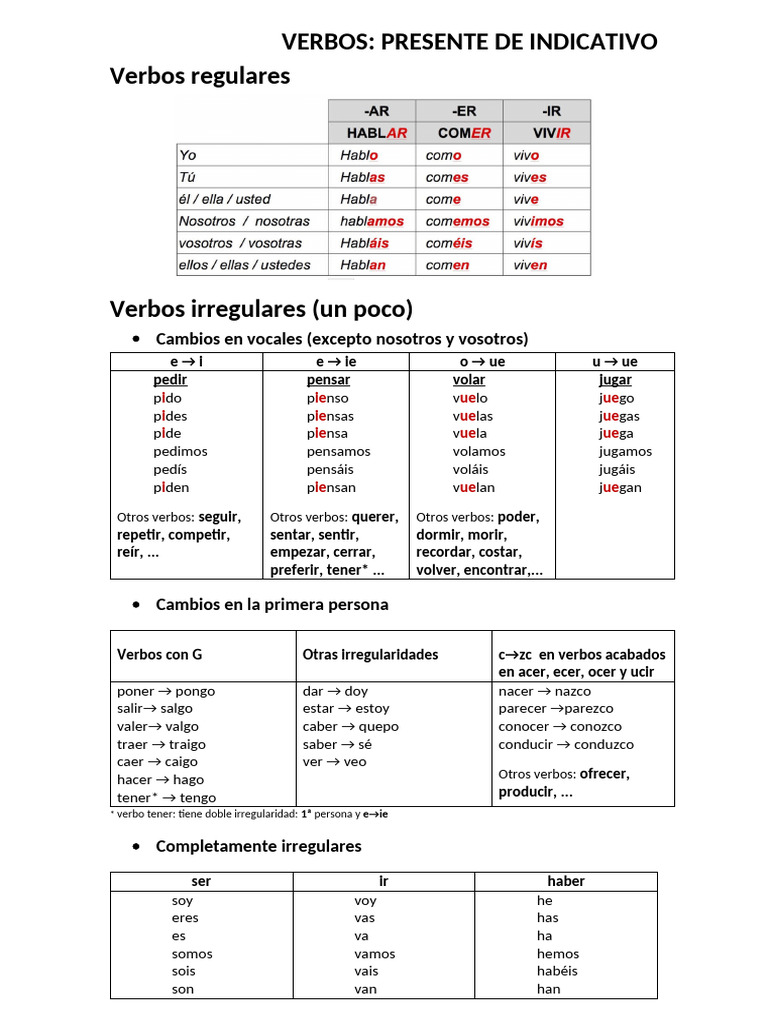 Abp - Presente Regular - Irregular | PDF