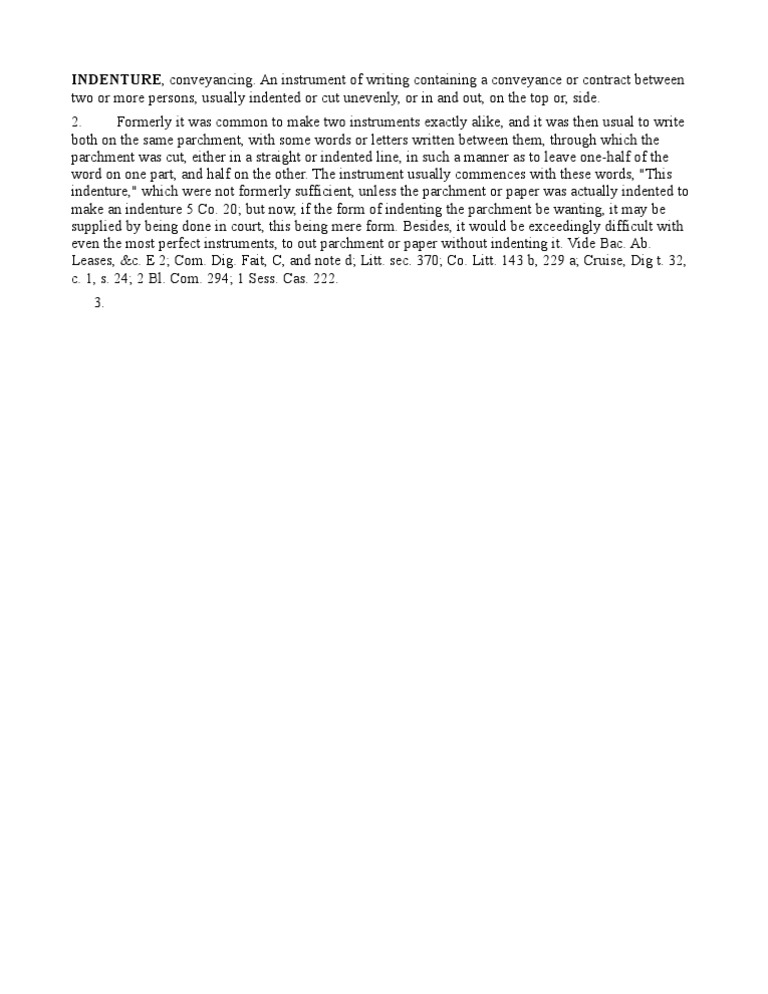 Indenture | PDF | History
