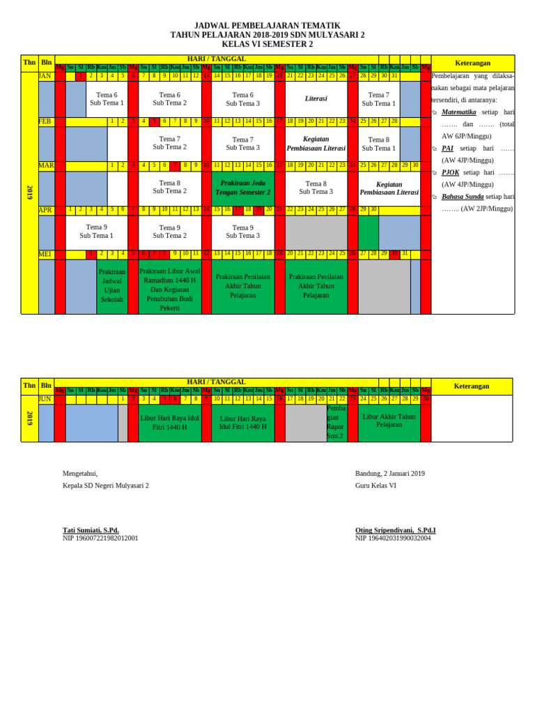 JADWAL | PDF
