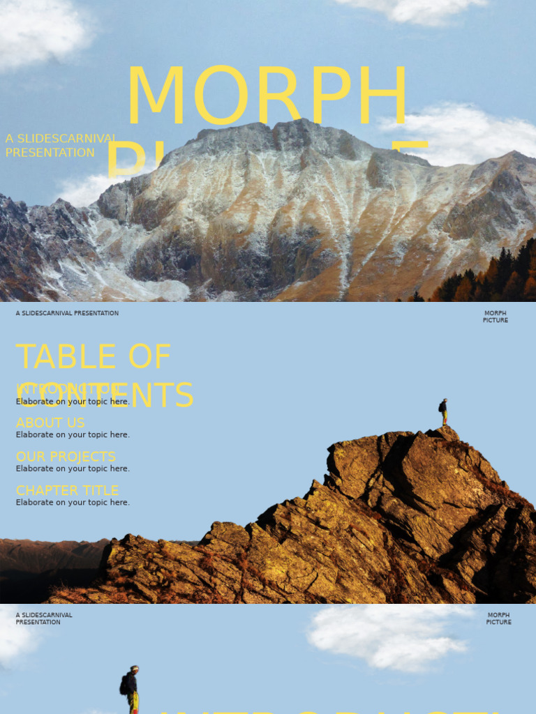 Landscape Morph Picture Slides2 | PDF