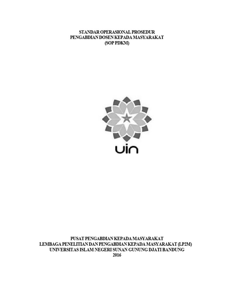 7. SOP-Pkm Dosen (1) | PDF