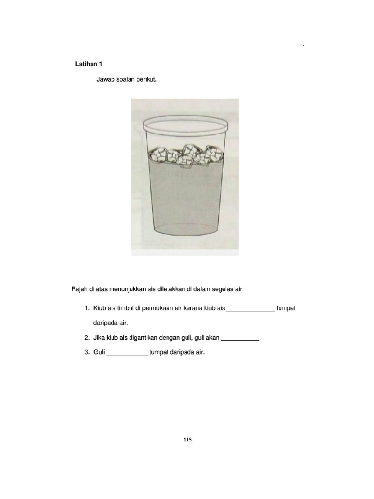 Latihan 1 Ketumpatan | PDF