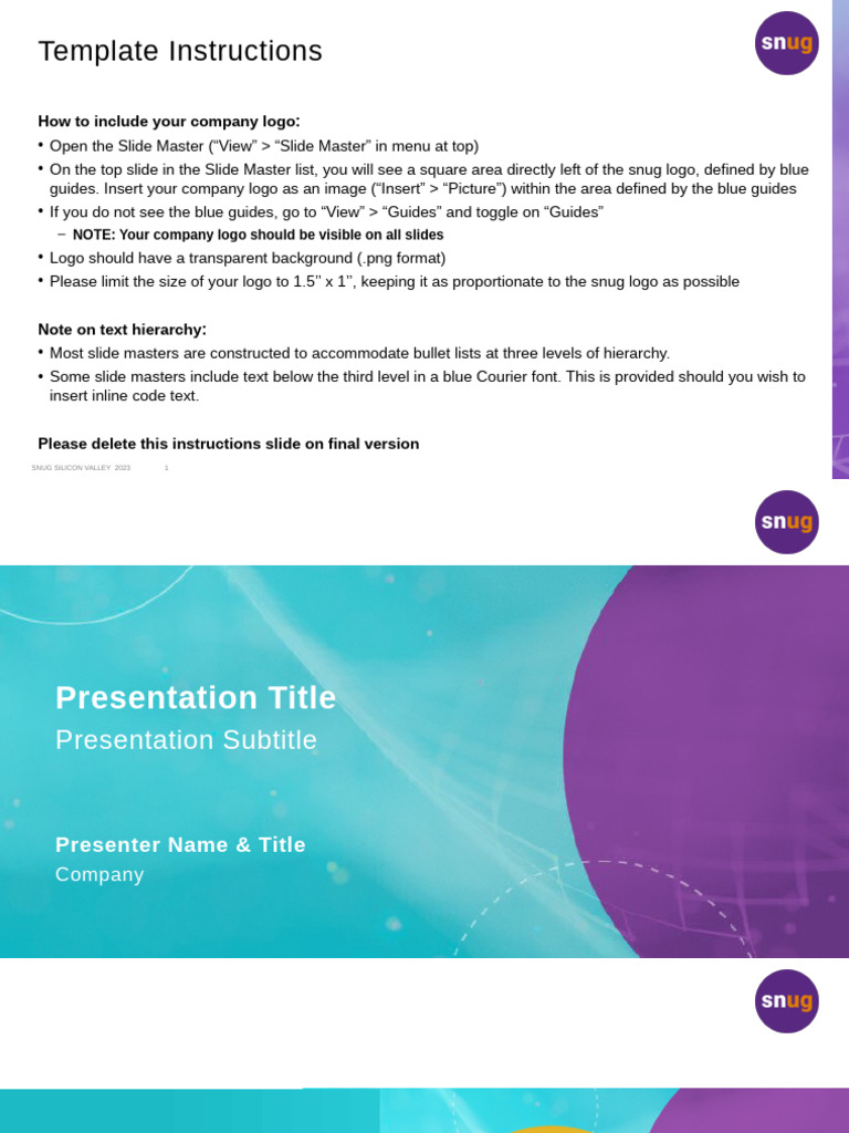 snug-silicon-valley-2023-ppt-template | PDF