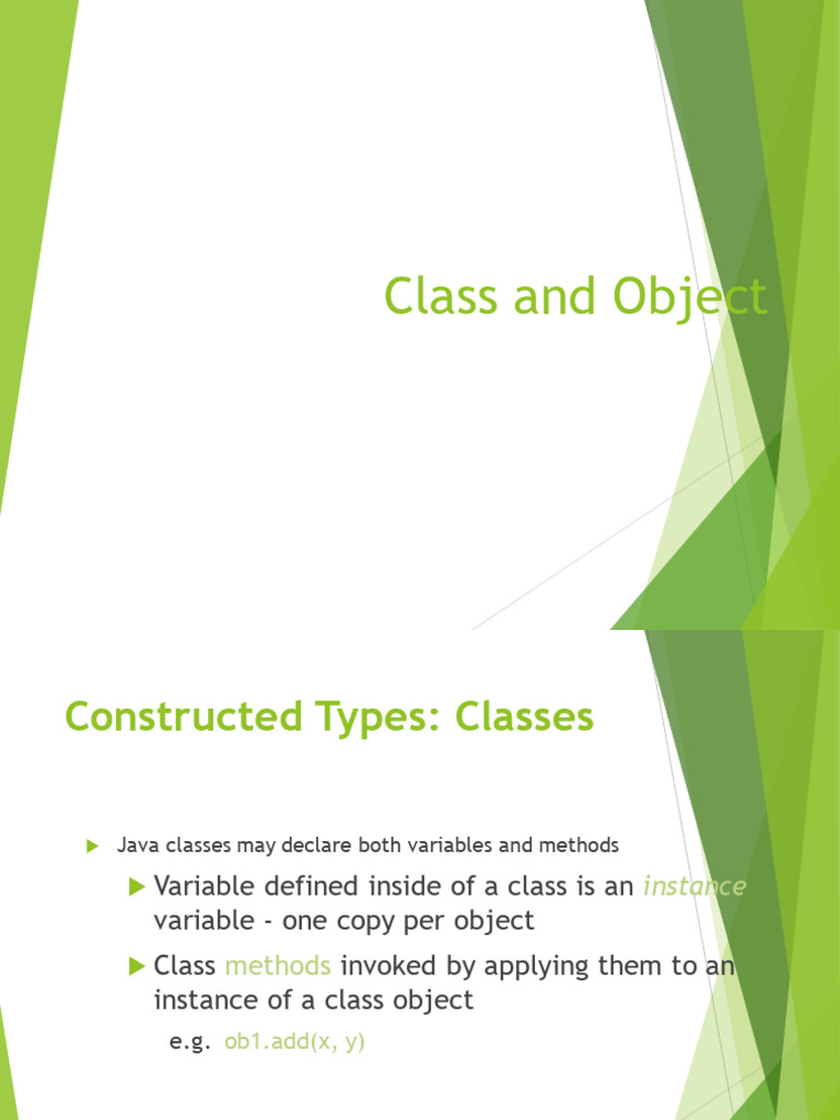 Lecture 5 - Classes and Objects | PDF
