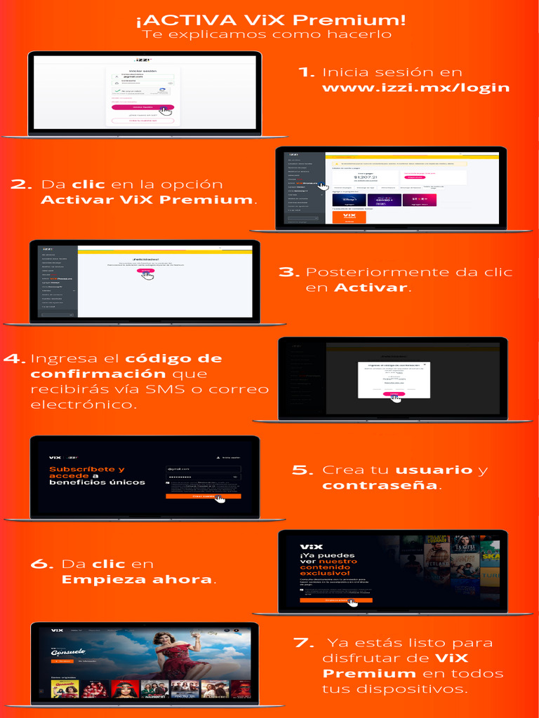¡Activa Vix Premium!: WWW - Izzi.Mx/Login | PDF
