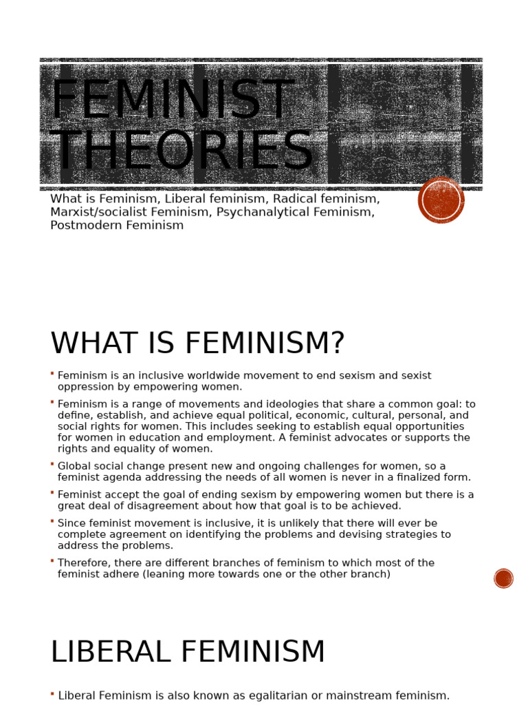 Feminist Theories | PDF | Social Science | Gender Studies