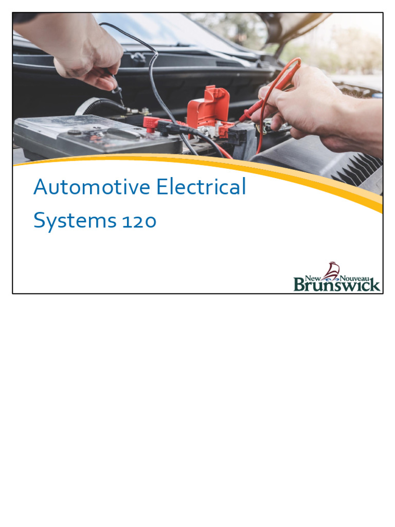 New Brunswick Automotive Electrical Curriculum | PDF | Educational ...