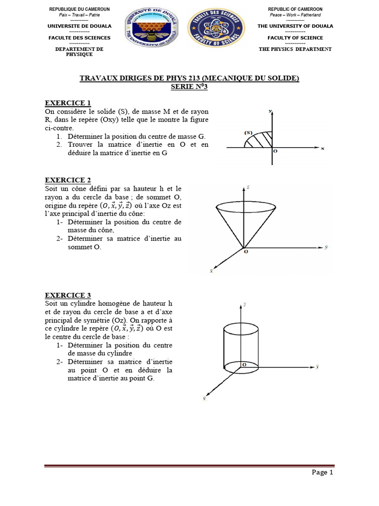 TD3 2022 Phys213 | PDF