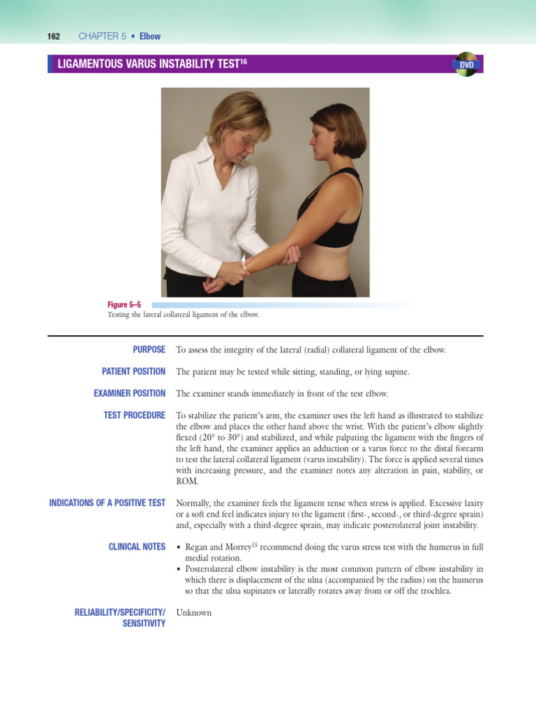 Ligamentous Varus Instability Test | PDF