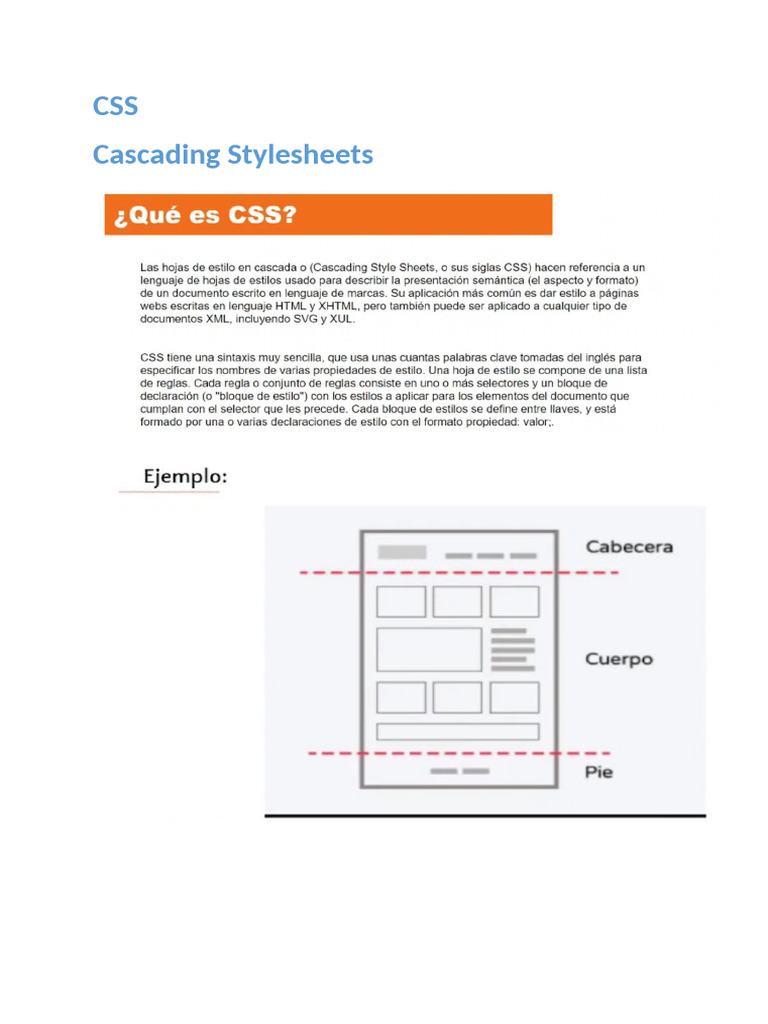 CSS Cascading Stylesheets | PDF