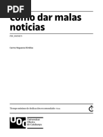 Protocolo SPIKES para Dar Malas Noticias | PDF
