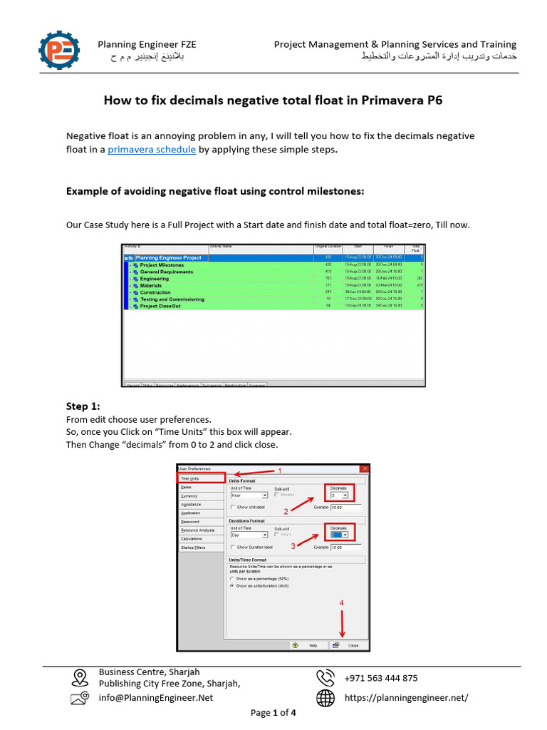 Fix Negative float | PDF