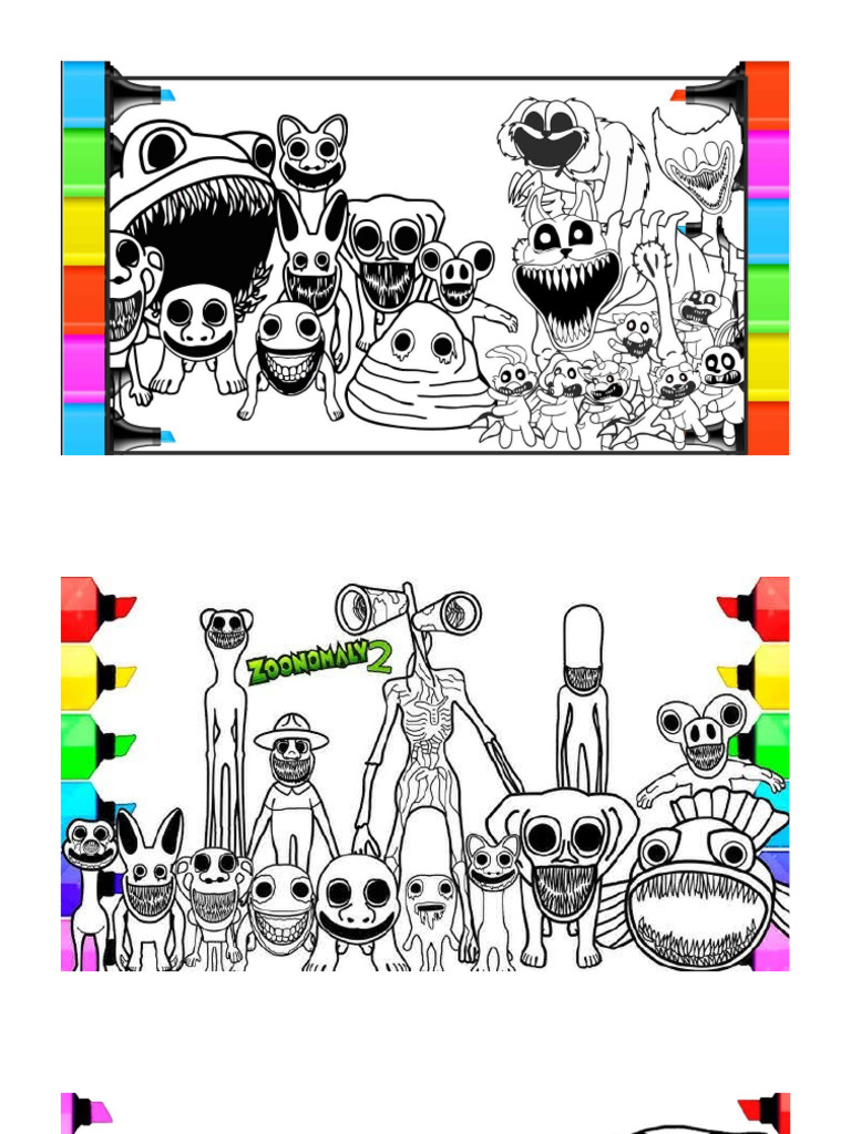 Sketsa Zoonomaly Kartun | PDF