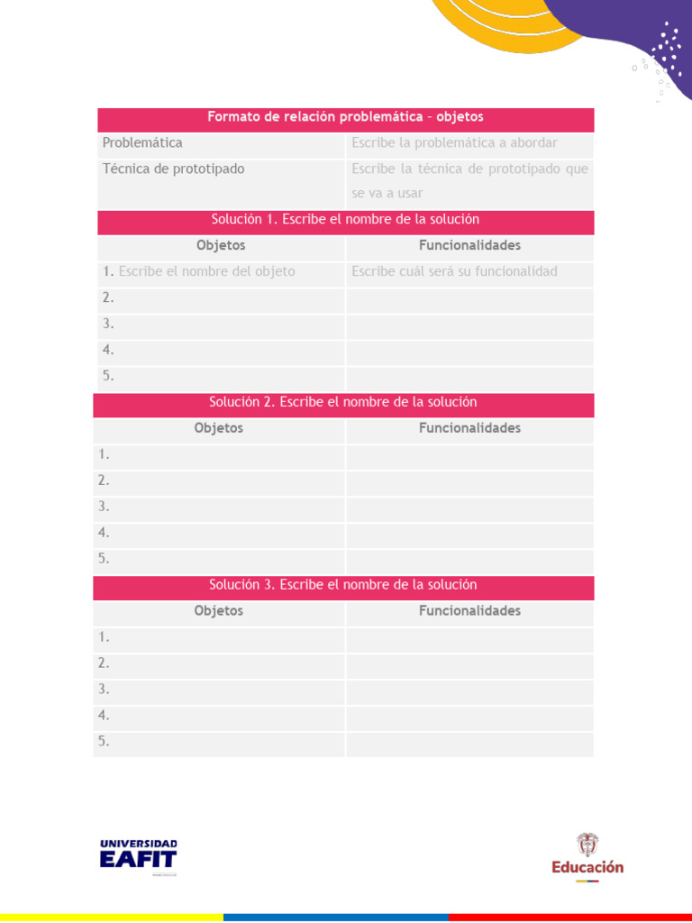 Formato Relación Problemática | PDF