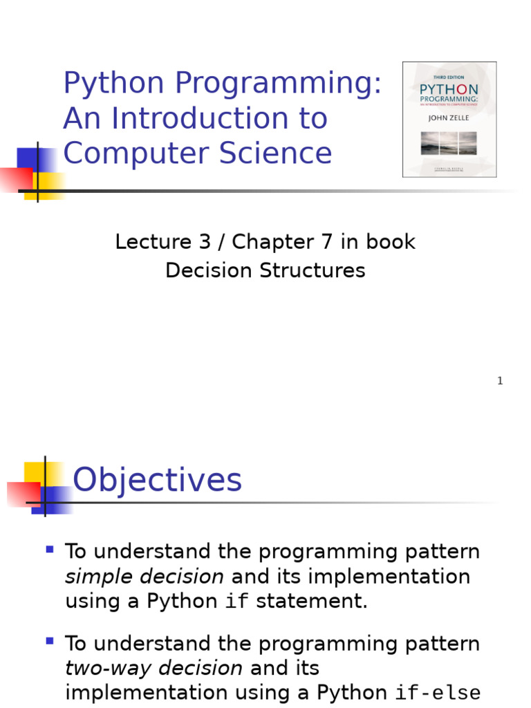 Lecture 3 - Conditional Structures | PDF