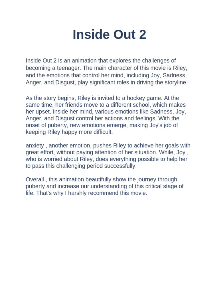 My Second Writing | PDF