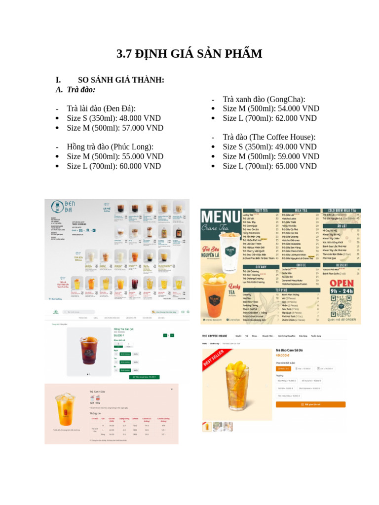 (TTDC) 3.7 Định Giá Sản Phẩm | PDF