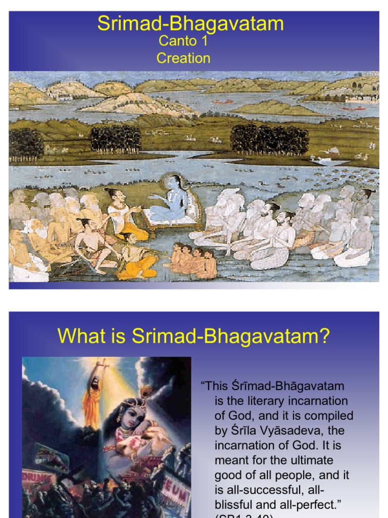 Srimad-Bhagavatam Introduction | PDF | Bhagavata Purana | Puranas