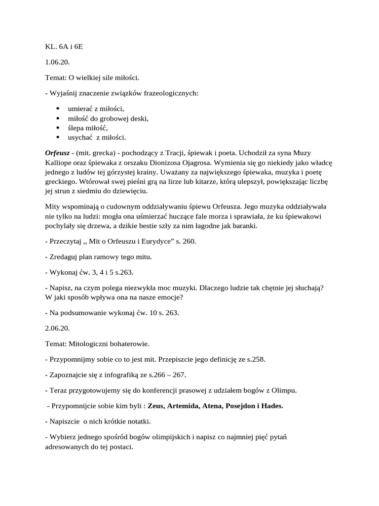 P.D. Kl. 6 1 - 5.06.20. | PDF