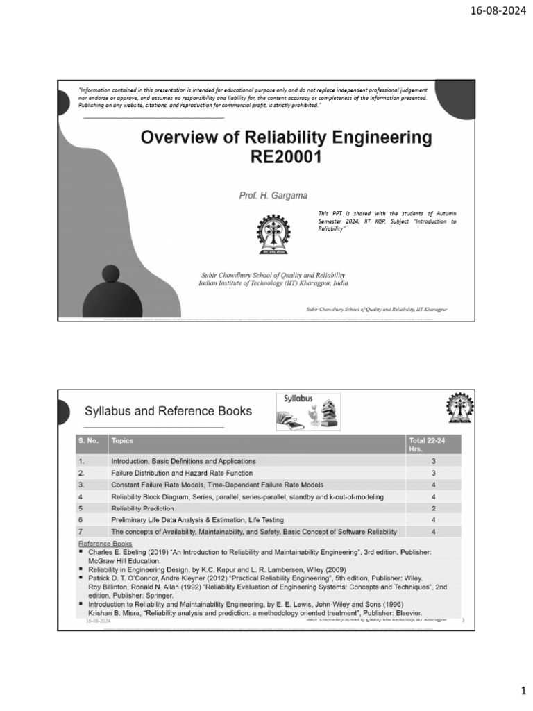 Module 1 - Re20001 - Overview | PDF