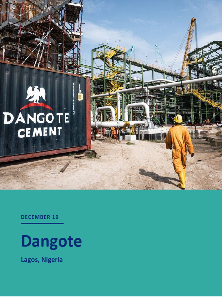 Info On Dangote Cement Nigeria | PDF
