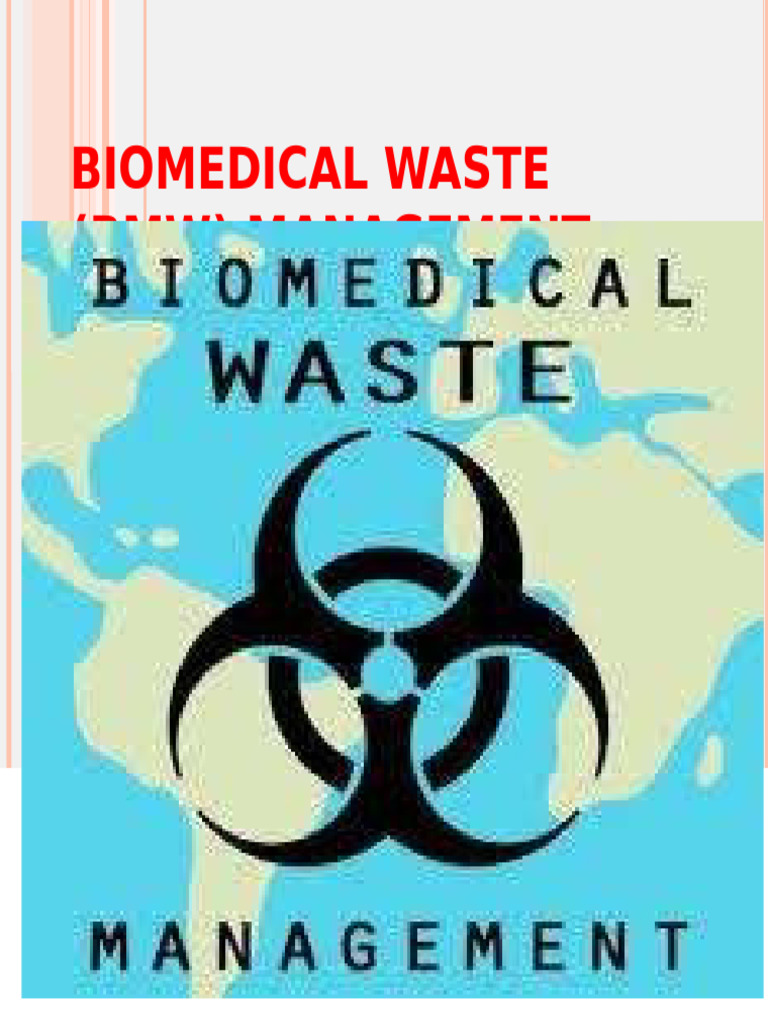 Lecture 01. Introduction to Biomedical Waste Management | PDF