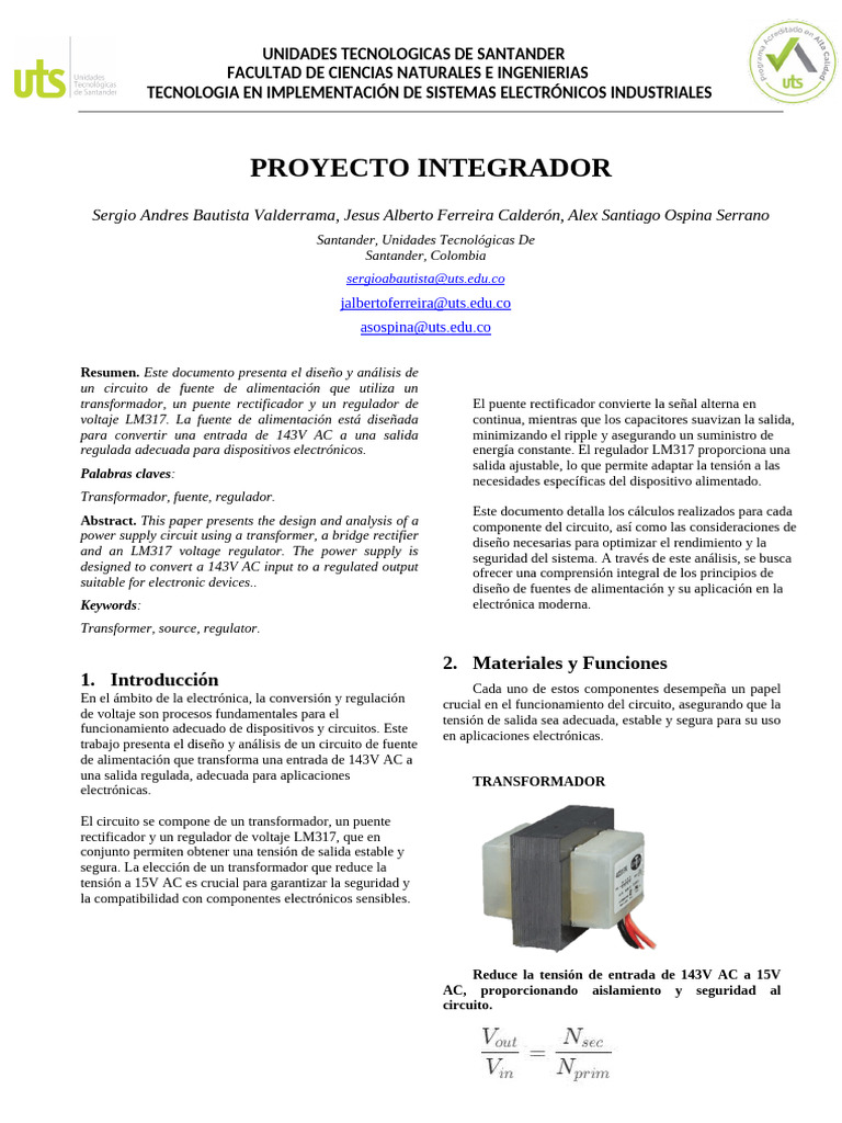 Proyecto Integrador | PDF