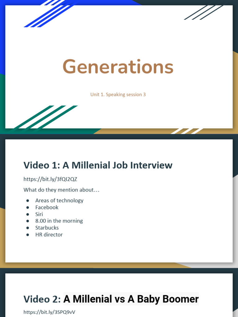 Generations | PDF