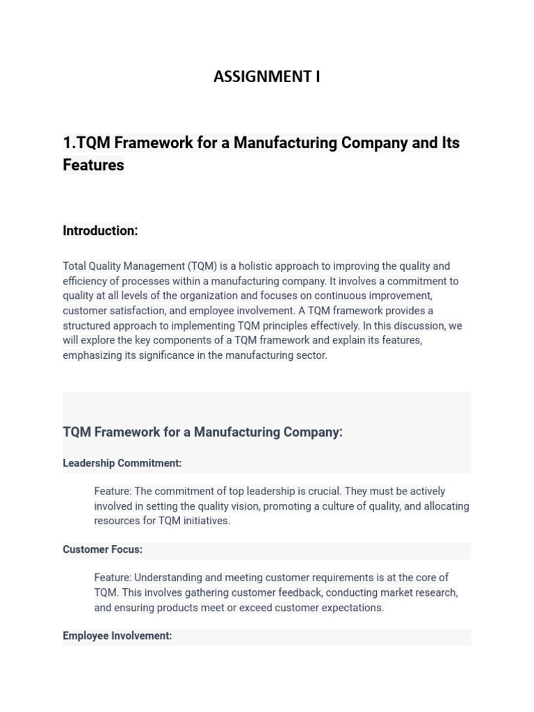 QM Assignment-1 & 2 | PDF