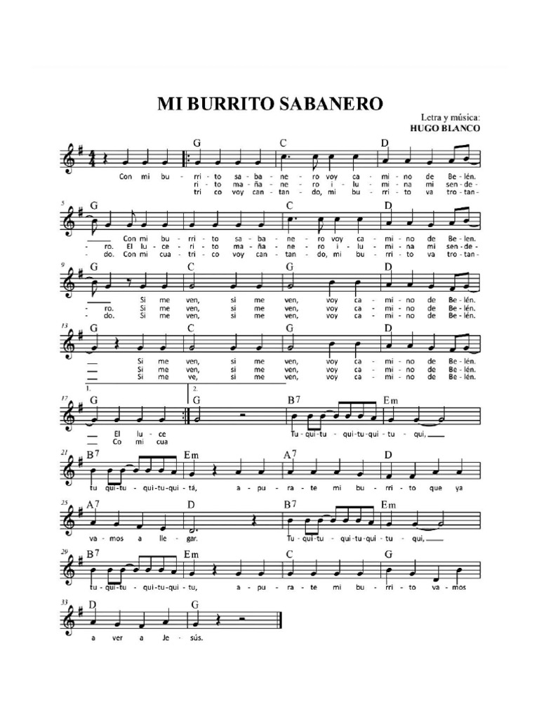 Jose. Burrito Sabanero | PDF