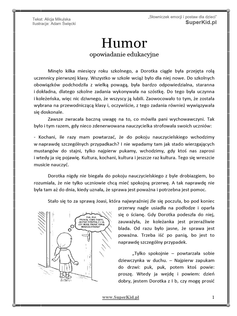 Sep Humor Printout | PDF
