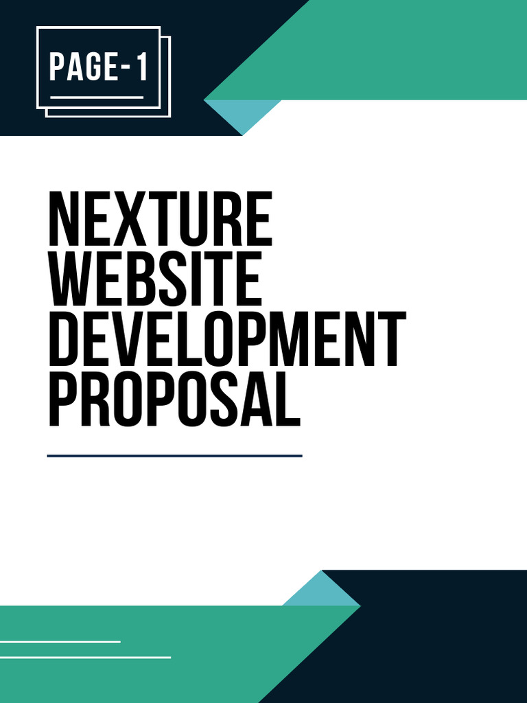 NEXTURE Website Development Proposal | PDF