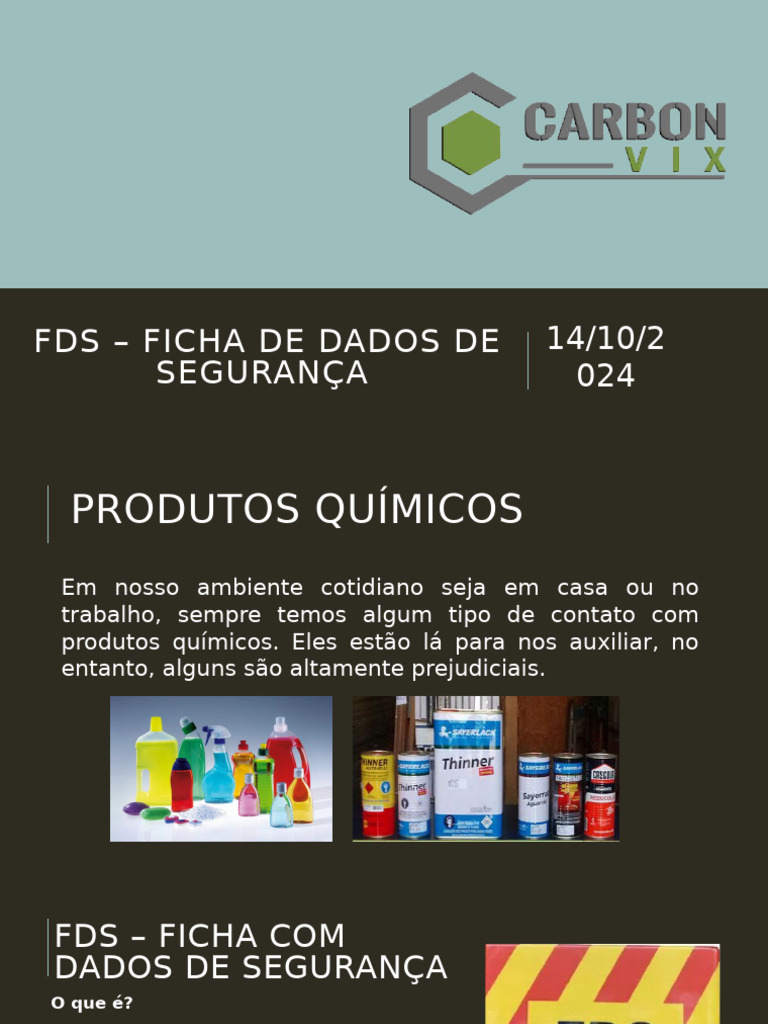 Fds - Ficha de Dados de Segurança | PDF
