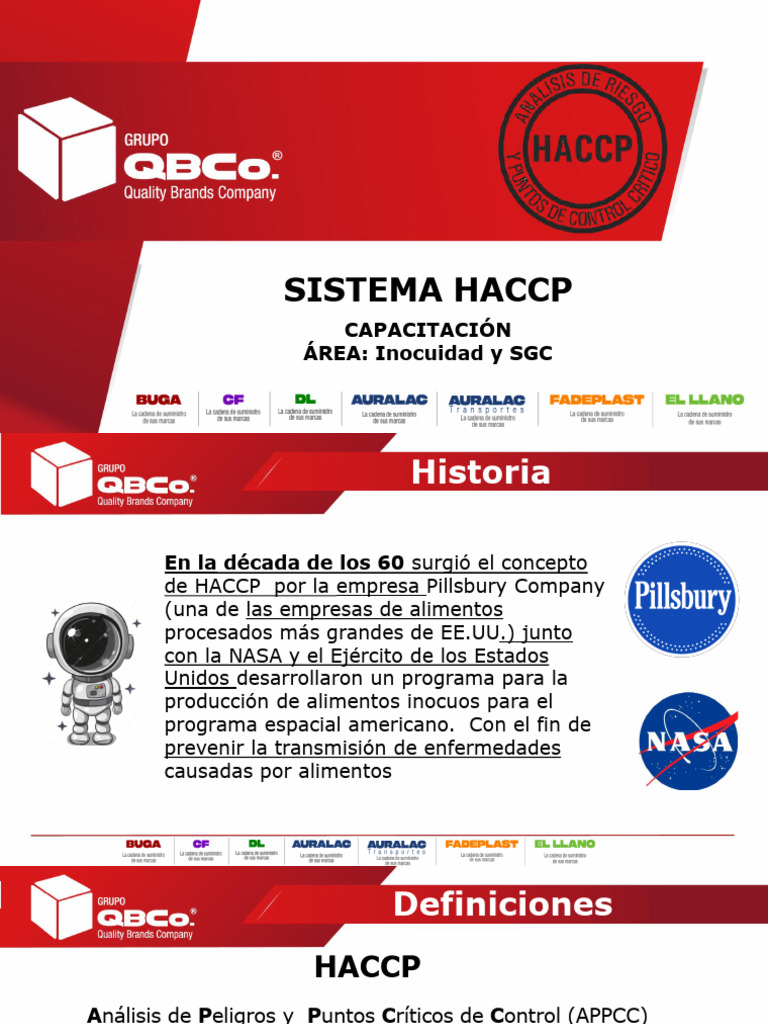 CAPACITACIÓN EQUIPO HACCP (1) | PDF