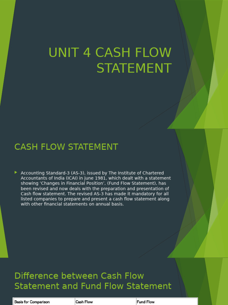 Cash Flow Statement and Fund Flow Final | PDF