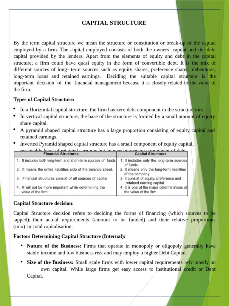 Capital Structure JRF Adda Final | PDF