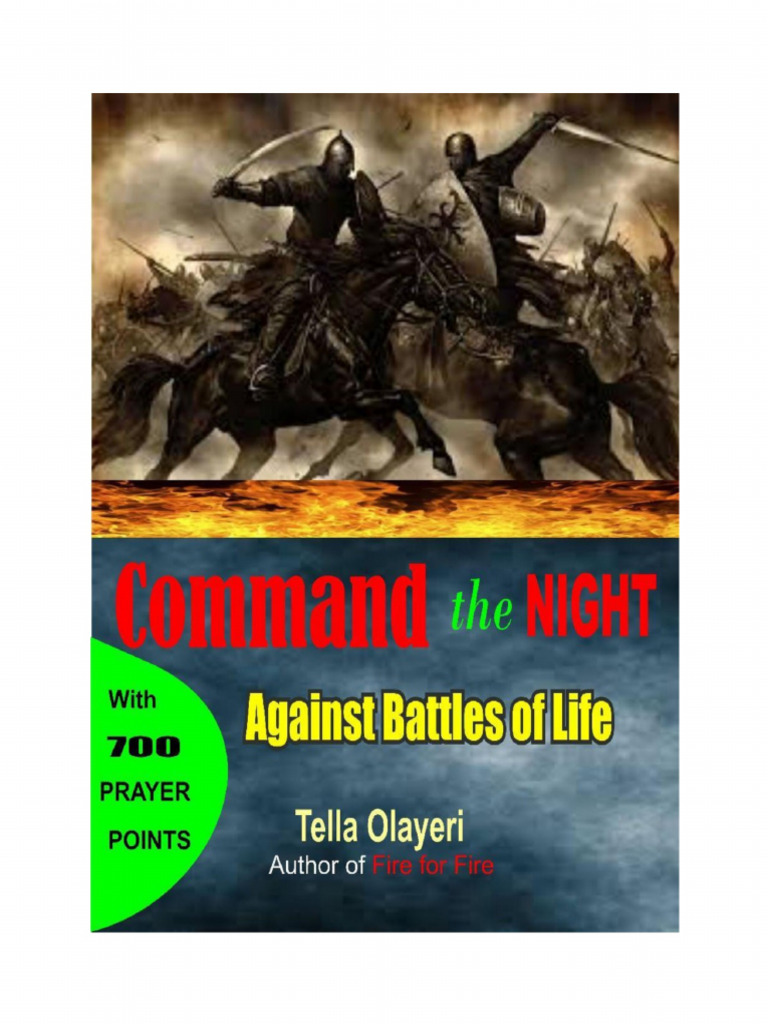 Comandando A Noite Contra Batalhas Da Vida - Tella Olayeri | PDF
